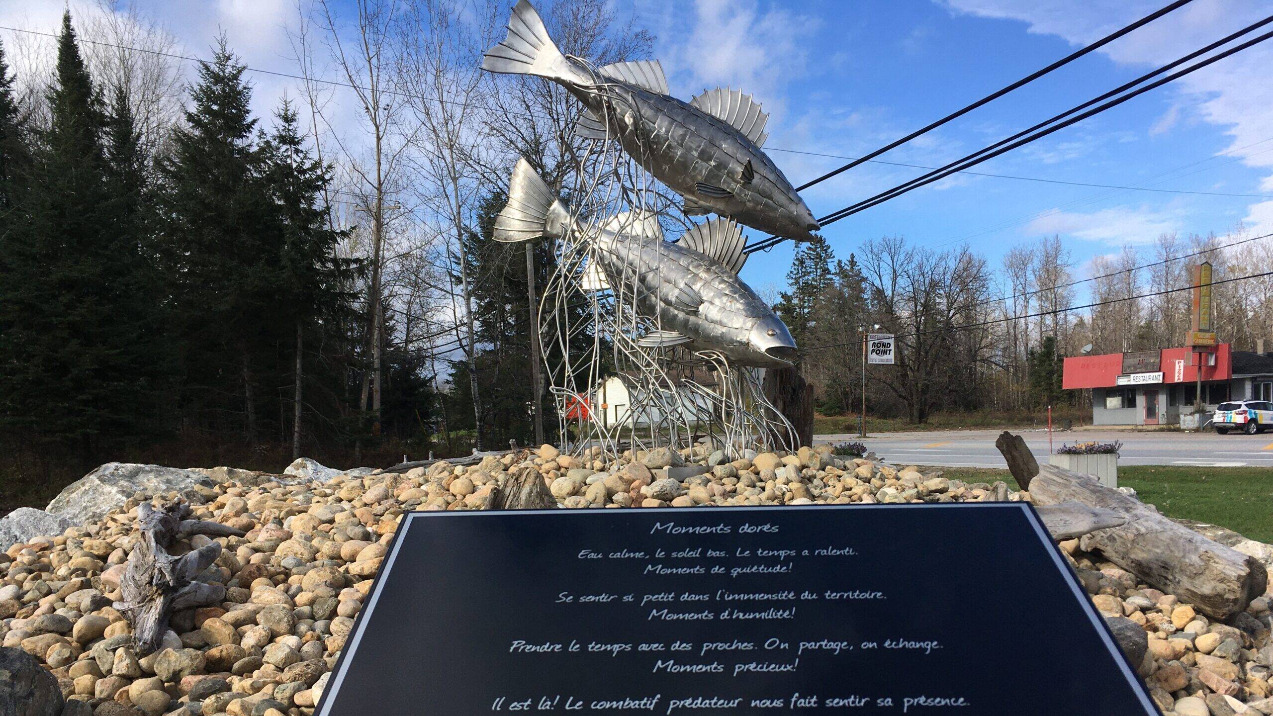 Inauguration de la statue des dorés de Grand-Remous | CHGA