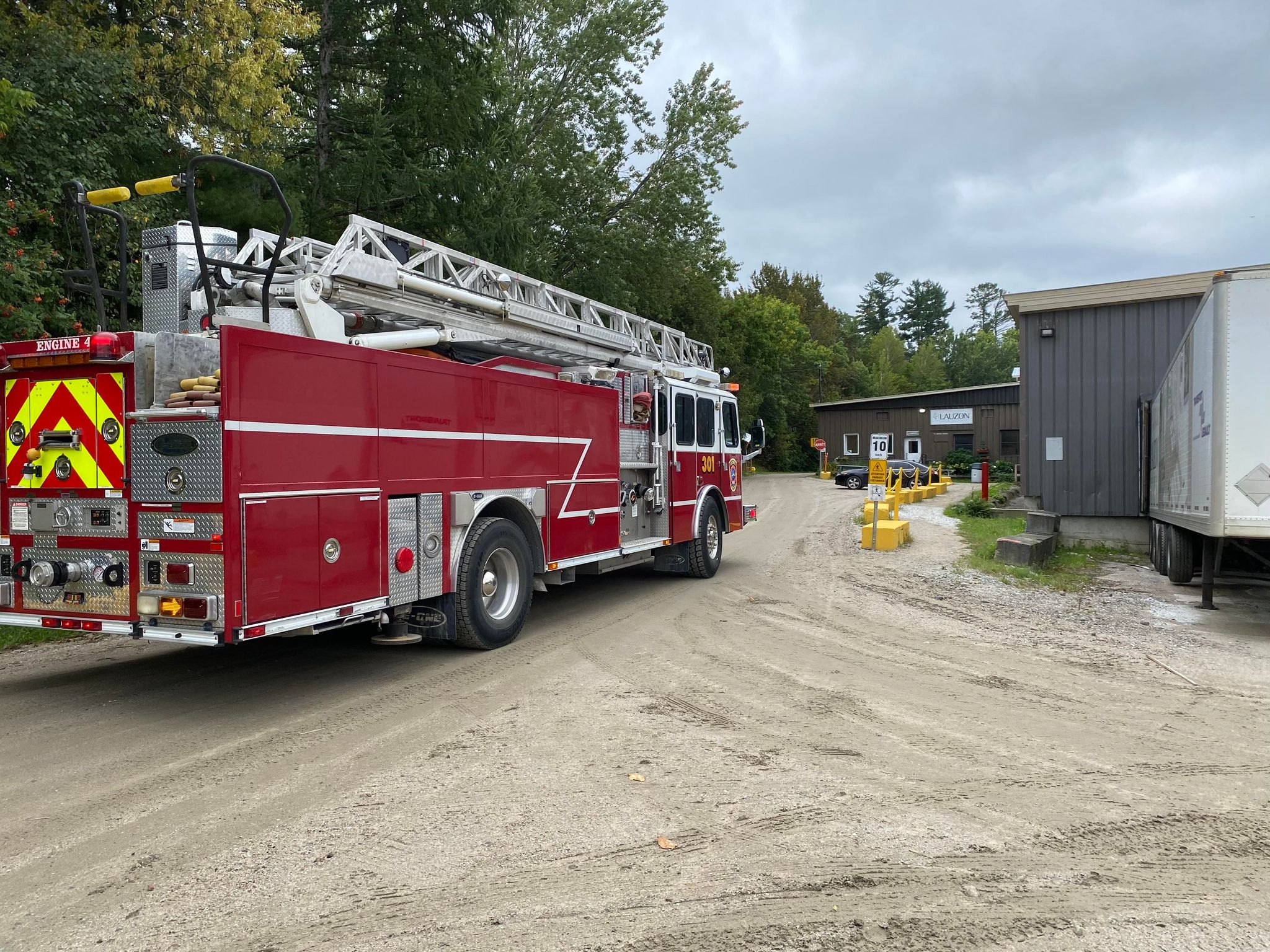 Incendie maîtrisé chez Lauzon Planchers de bois exclusifs | CHGA