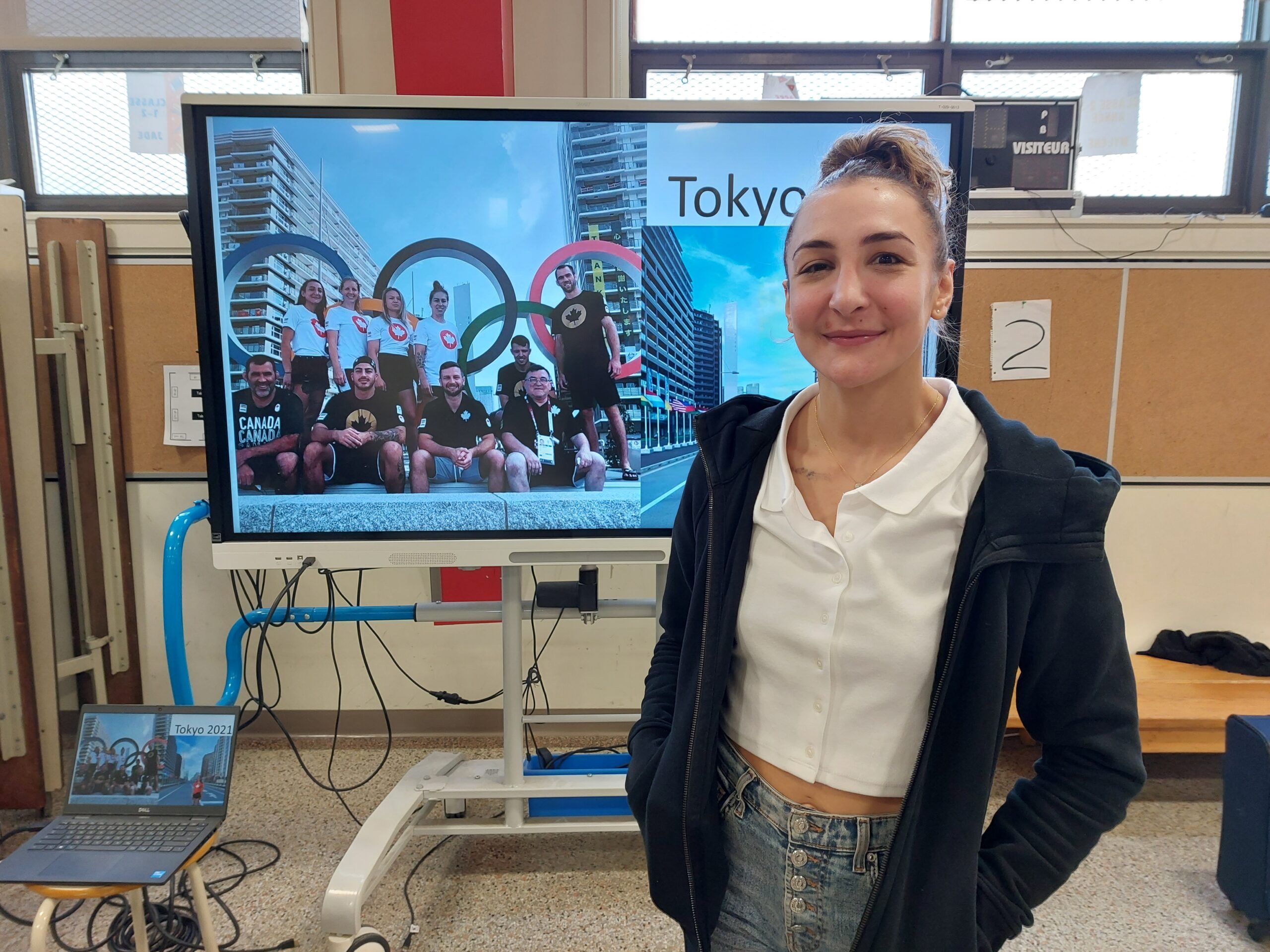 Des jeunes de Maniwaki ont rencontré l’athlète olympique Ecaterina ...