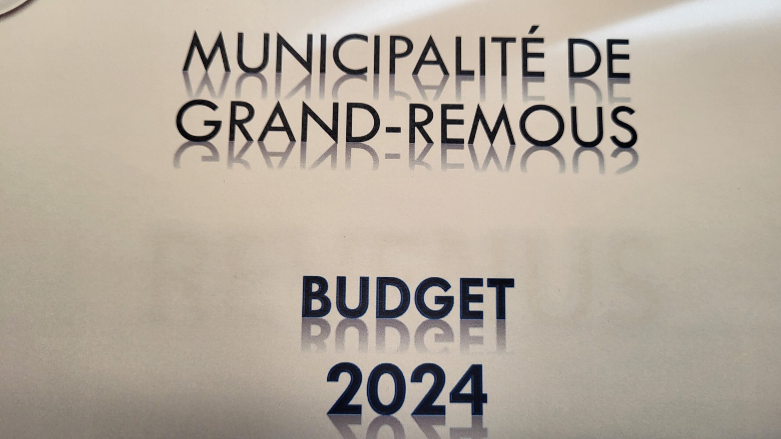Le conseil municipal de Grand-Remous travaille fort pour son budget ...
